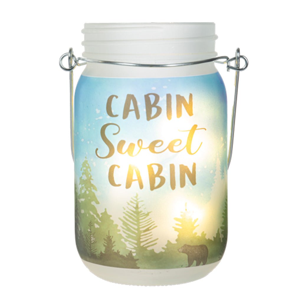 Ganz - Light Up Jar - Cabin Sweet Cabin – Johnson and Co. General Store