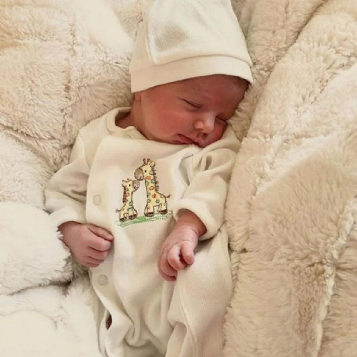 Little Me | Footed One-Piece | Giraffe – Johnson and Co. General Store