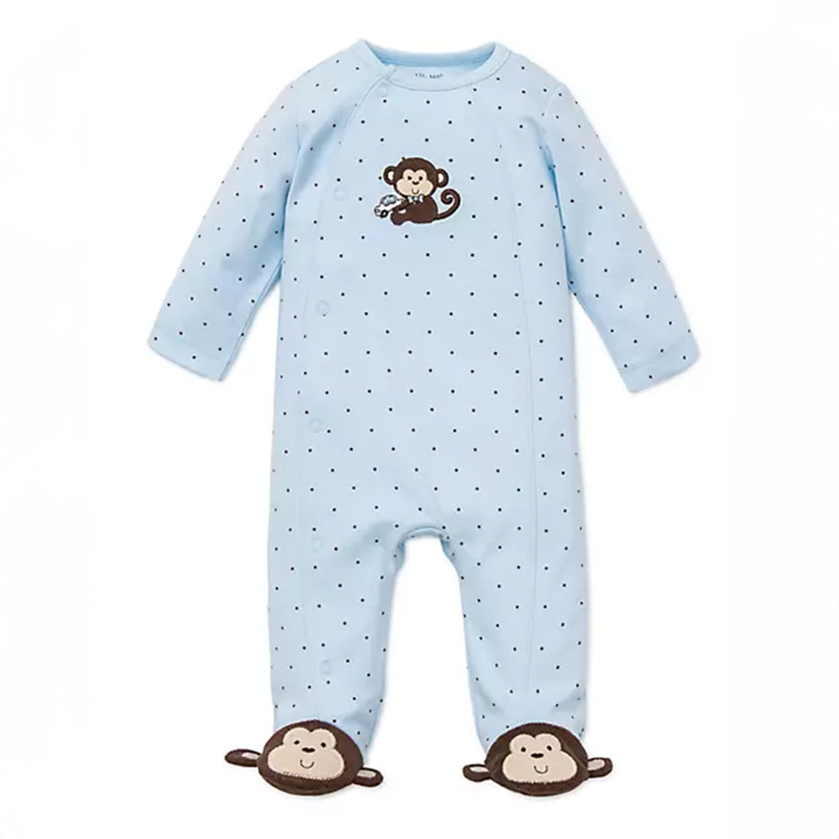 Little Me | Footed One-Piece | Little Monkey – Johnson and Co. General ...